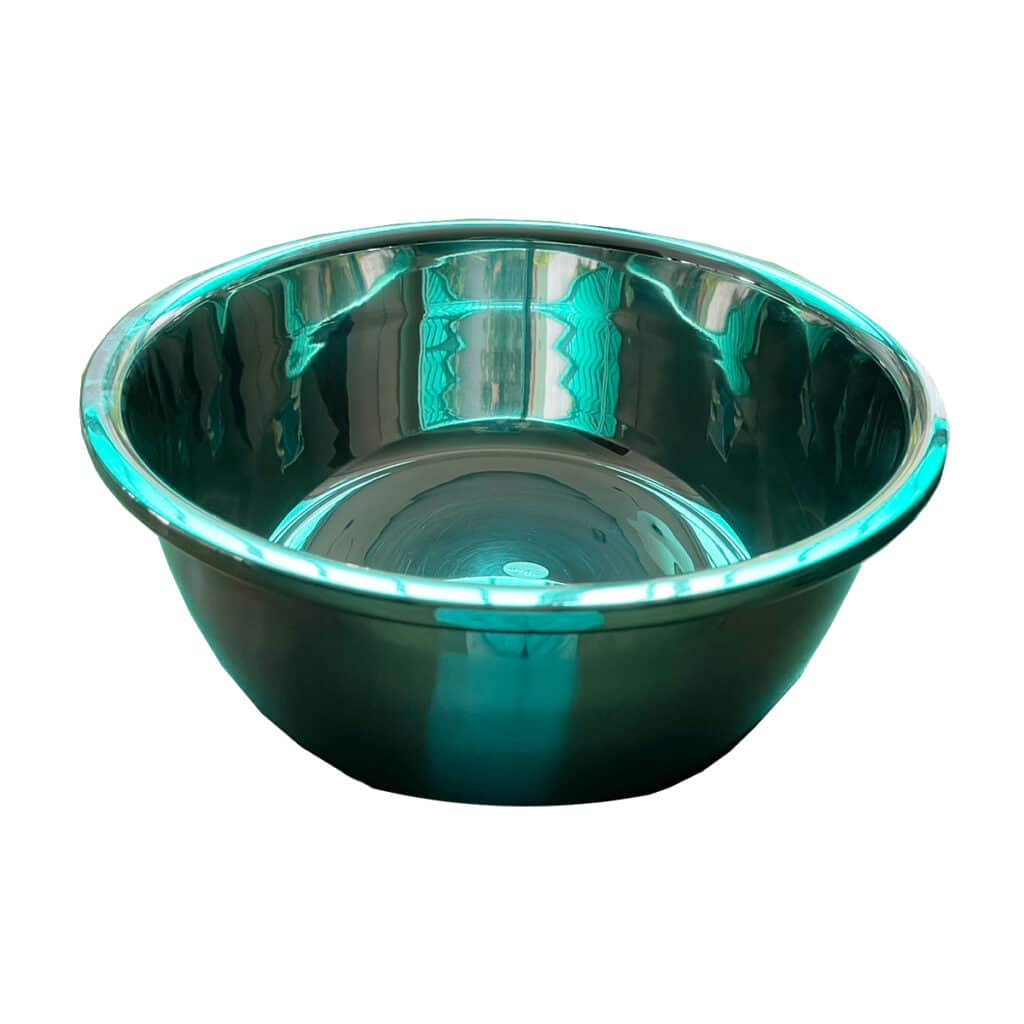 Stainless Steel Foot Washing Bowl Dimmers 38 cm (AC9) - Thai Therapy