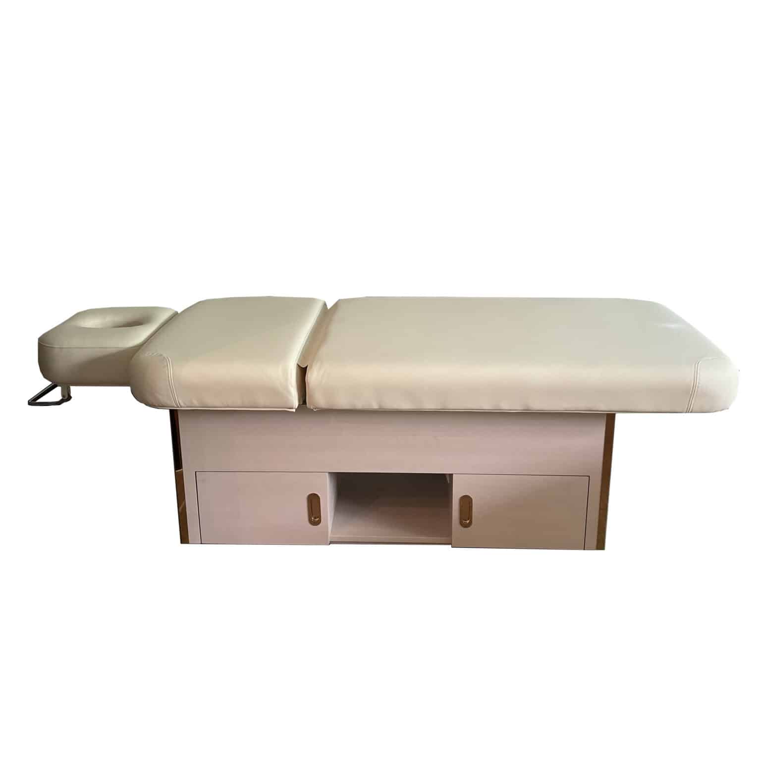 Laminate Finished Electric Motor adjustable Spa Massage Table Bed with ...